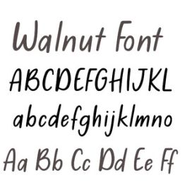 Walnut Font