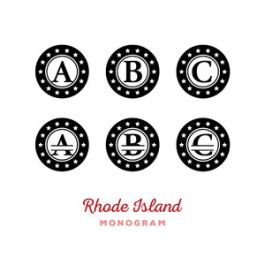 Rhode Island Monogram