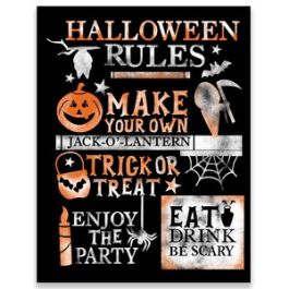 Halloween Rules Printable