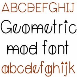 geometric mod font|386703