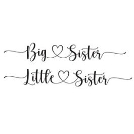 Big Sister & Little Sister Heart Quotes