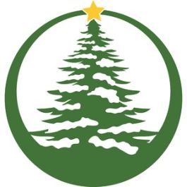 christmas tree circle