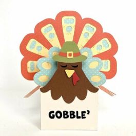 Gobble Gobble Box Card with Envelope|387224