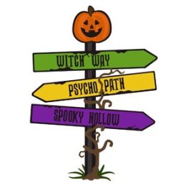 Halloween Street Sign