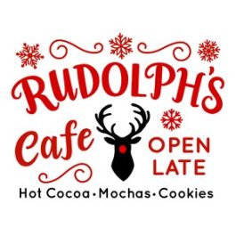 Rudolph's Cafe Sign