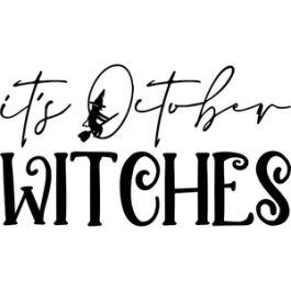 It's October Witches