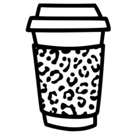 LEOPARD COFFEE CUP