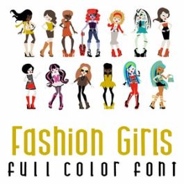 Fashion Girls Full Color Font