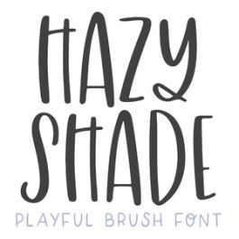 BFC Hazy Shade Brush Font|390154