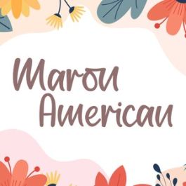 Maron American Font
