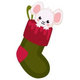 Mouse in Stocking