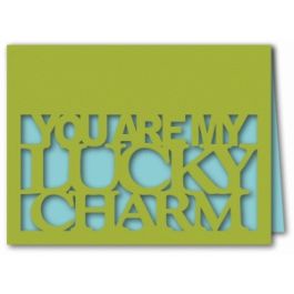 you're my lucky charm a2 card
