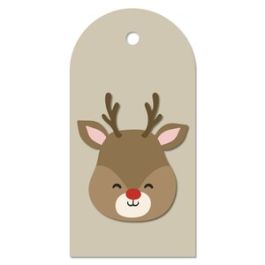 Reindeer Christmas Gift Tag