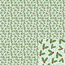 Christmas Holly Printable Pattern