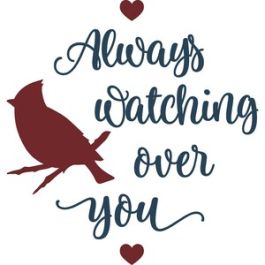 Always Watching Over You Cardinal Memorial