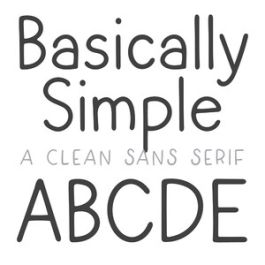 BFC Basically Simple Sans Serif Font