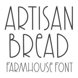 BFC Artisan Bread Farmhouse Font