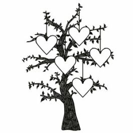 Family Tree - Square - 4 People