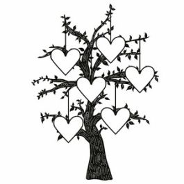 Family Tree - Square - 4 People