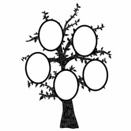 Family Tree - Square - 4 People