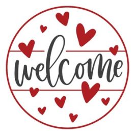 Rose Circle Name Frame