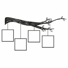 Family Tree Branch - Square - 4 People