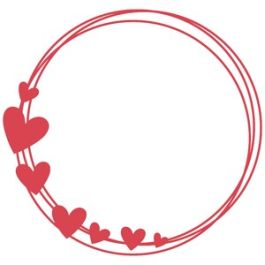Rose Circle Name Frame