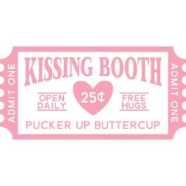 kissing booth ticket stub