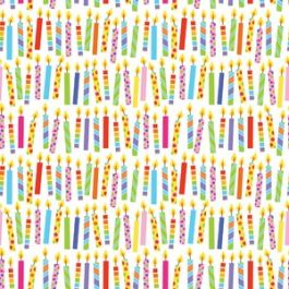 Birthday Bash Birthday Candles Pattern