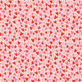 Pink Heart Pattern Paper