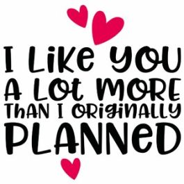 I Like You A Lot More Than I Originally Planned