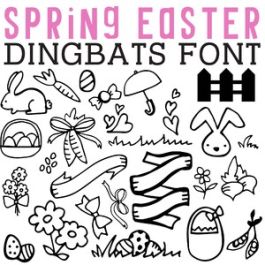CG Spring Easter Dingbats