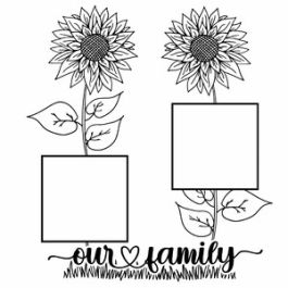 Sunflower Family Tree - 2 People