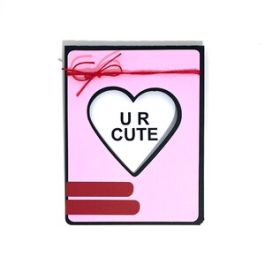 Valentine Heart Cut Out Card U R CUTE|399523