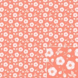 Peach Floral Printable Pattern