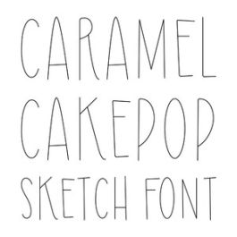 BFC Hello Darling Cursive Valentine's Sketch Font
