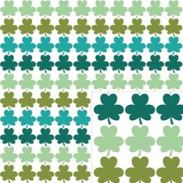 Shamrock Stripe Pattern