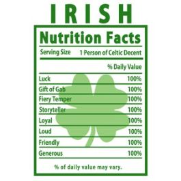 Irish Nutrition Label