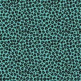 Leopard Print Turquoise