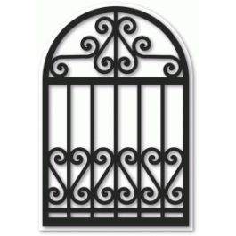 wrought iron window