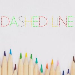Dashed Line Font Family