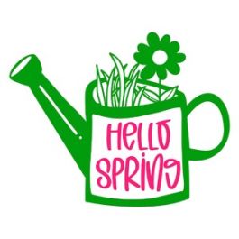 Hello Spring - Watering can