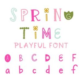 Springtime Font