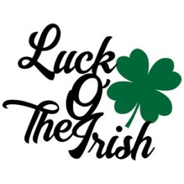 Luck O' The Irish Wordart