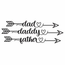 Dad Word Arrows