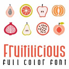 Fruitilicious Full Color Font