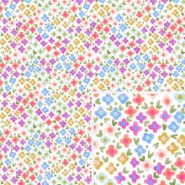 Rainbow Flowers Pattern