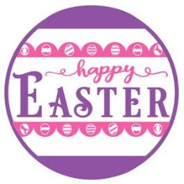 Happy Easter Circle