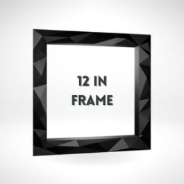 Low Poly Frame 12in
