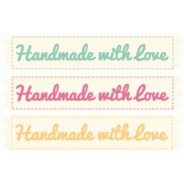 handmade with love label
